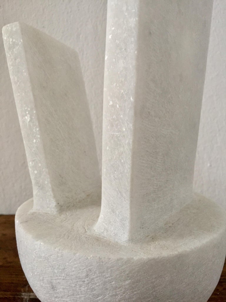 Abstraction, Naxian Marble Shelf Sculpture, Tom von Kaenel For Sale at ...