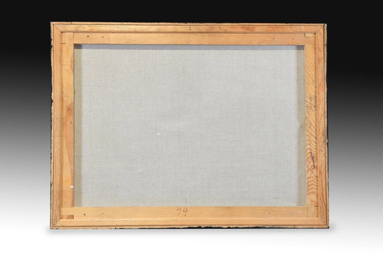 "Abstraction", Oil on Canvas, Signed in the Lower Zone, Suárez, Antonio ...