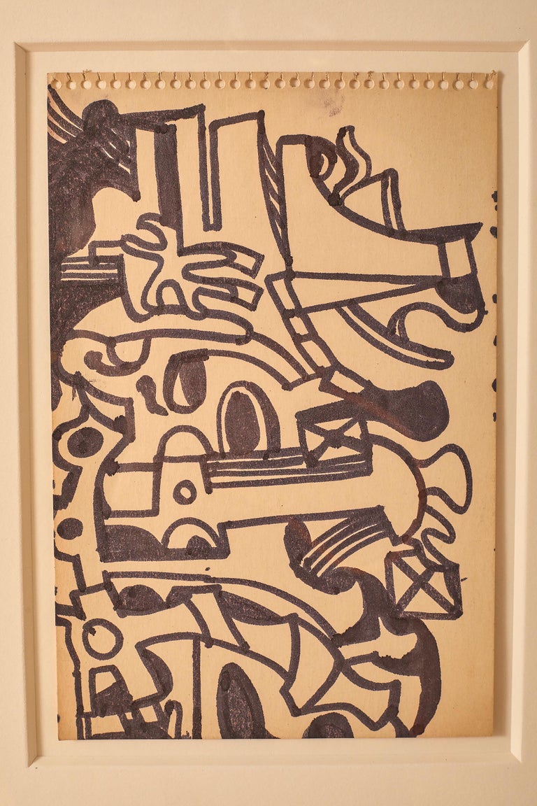 Abstraction on Paper by Nell Blaine For Sale at 1stDibs