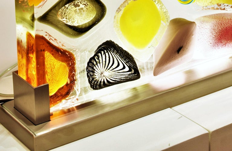 Abstracts Sculptures Lighting Monolith Murano Glass For Sale at 1stDibs