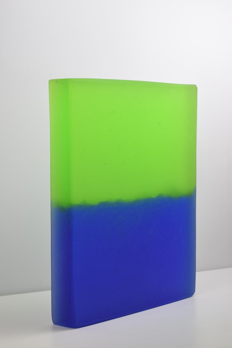 Abstracts Sculptures Monolith Murano Glass, Rotko Fluo For Sale at 1stDibs