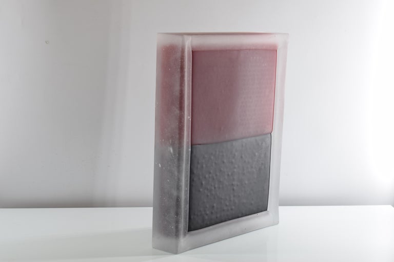Abstracts Sculptures Monolith Murano Glass, Rotko Red For Sale at 1stDibs