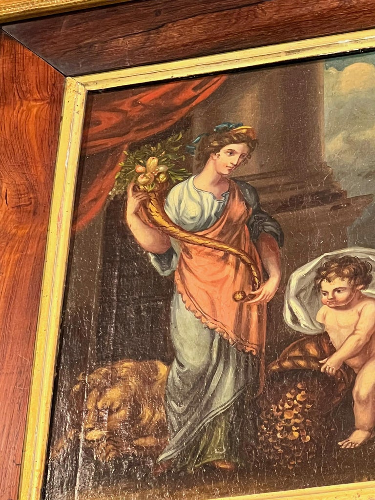 “Abundantia”, Oil on Panel, Attributed to Angelica 'Maria Anna ...