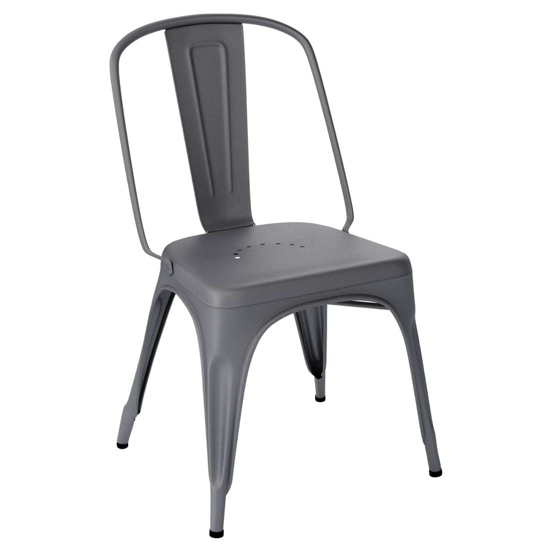 Ac Chair in Textured Matte Grey by Xavier Pauchard and Tolix For Sale ...