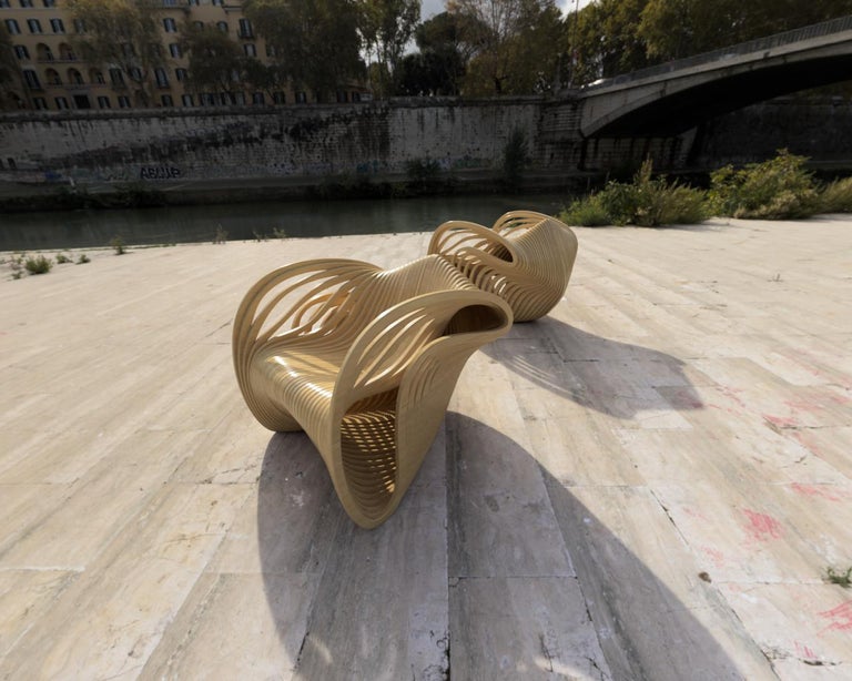 ARMCHAIR (bugatti), made of wood, very comfortable and designed by ...