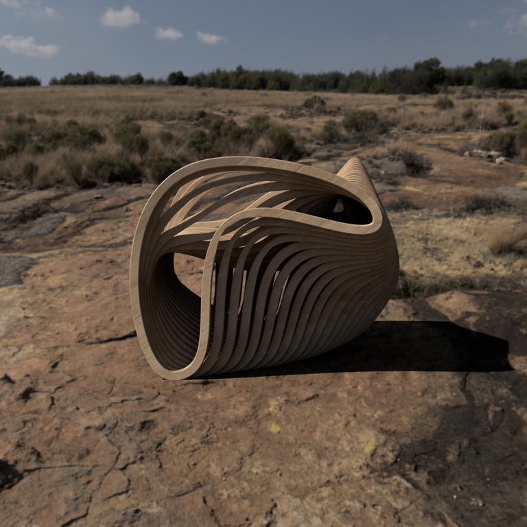 ARMCHAIR (bugatti), made of wood, very comfortable and designed by ...