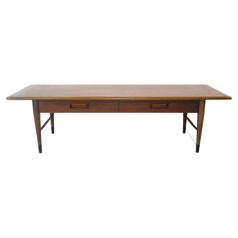 Acclaim Lane Dovetail Coffee Table w/ Drawer by Andre Bus For Sale at 1stDibs