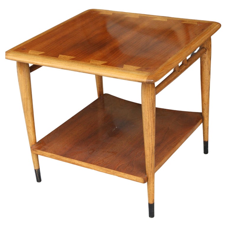 Acclaim Series 900 Walnut Side Table by Andre Bus for Lane For Sale at 1stDibs
