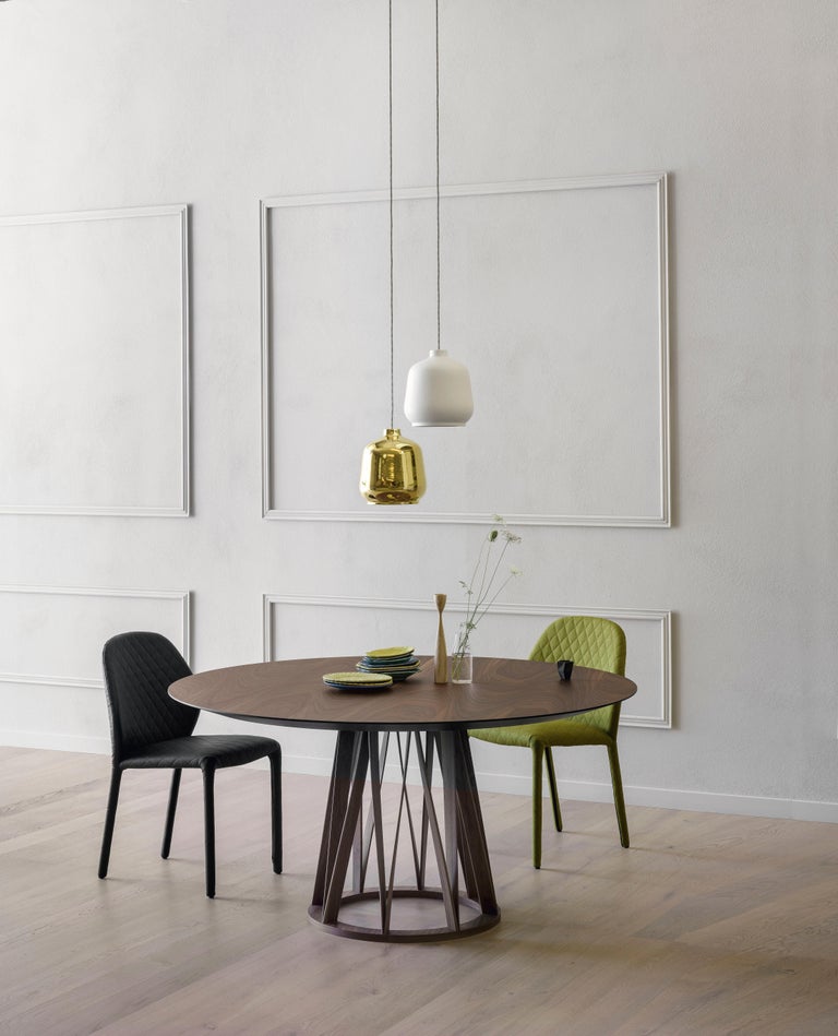 Customizable Acco Large Dining Table in Black Ash Base Finish, by ...