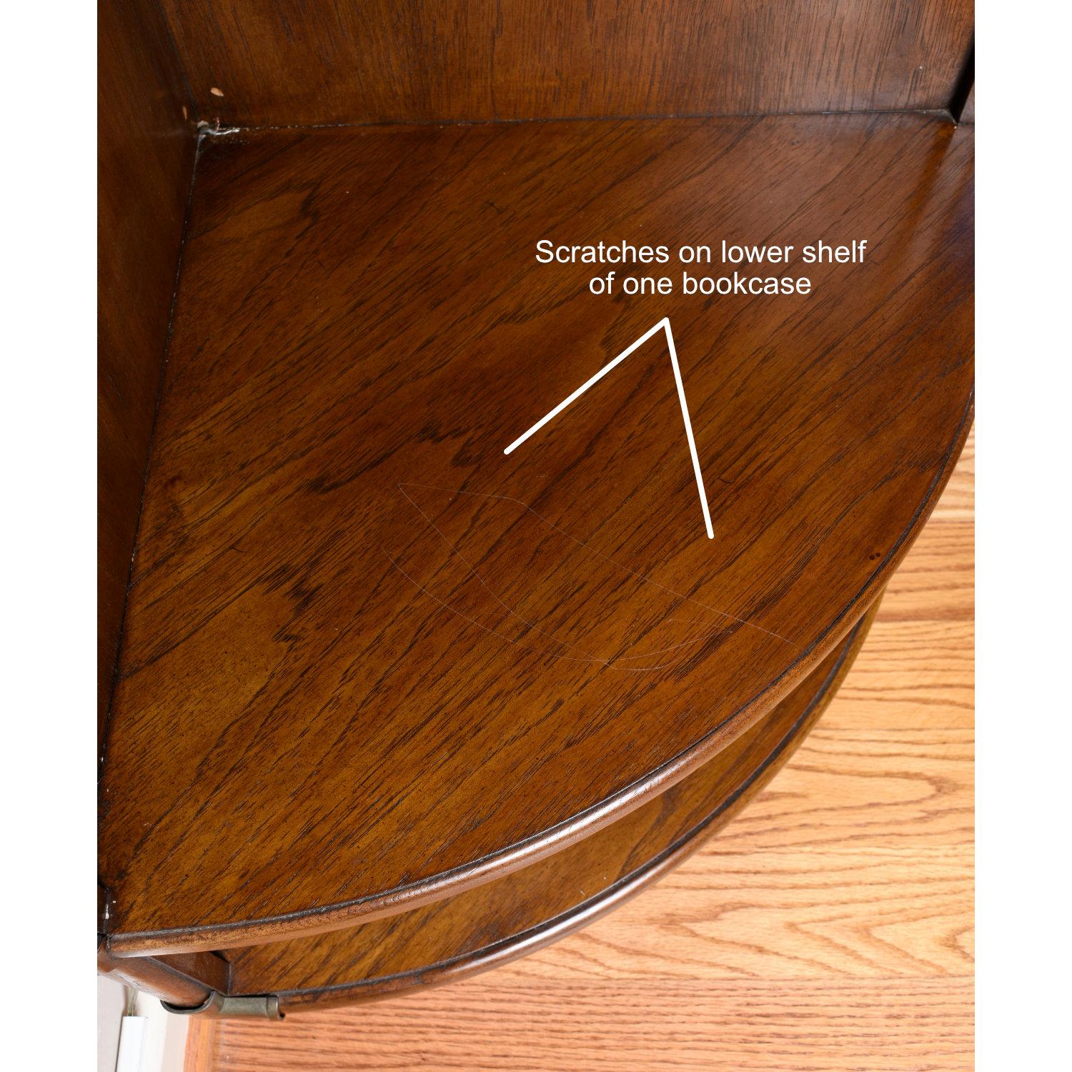 Accolade Collection Campaign Style Corner Bookcase Wall Unit by Drexel ...