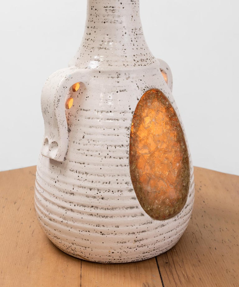 Accolay Ceramic and Resin Table Lamp, circa 1950 at 1stDibs