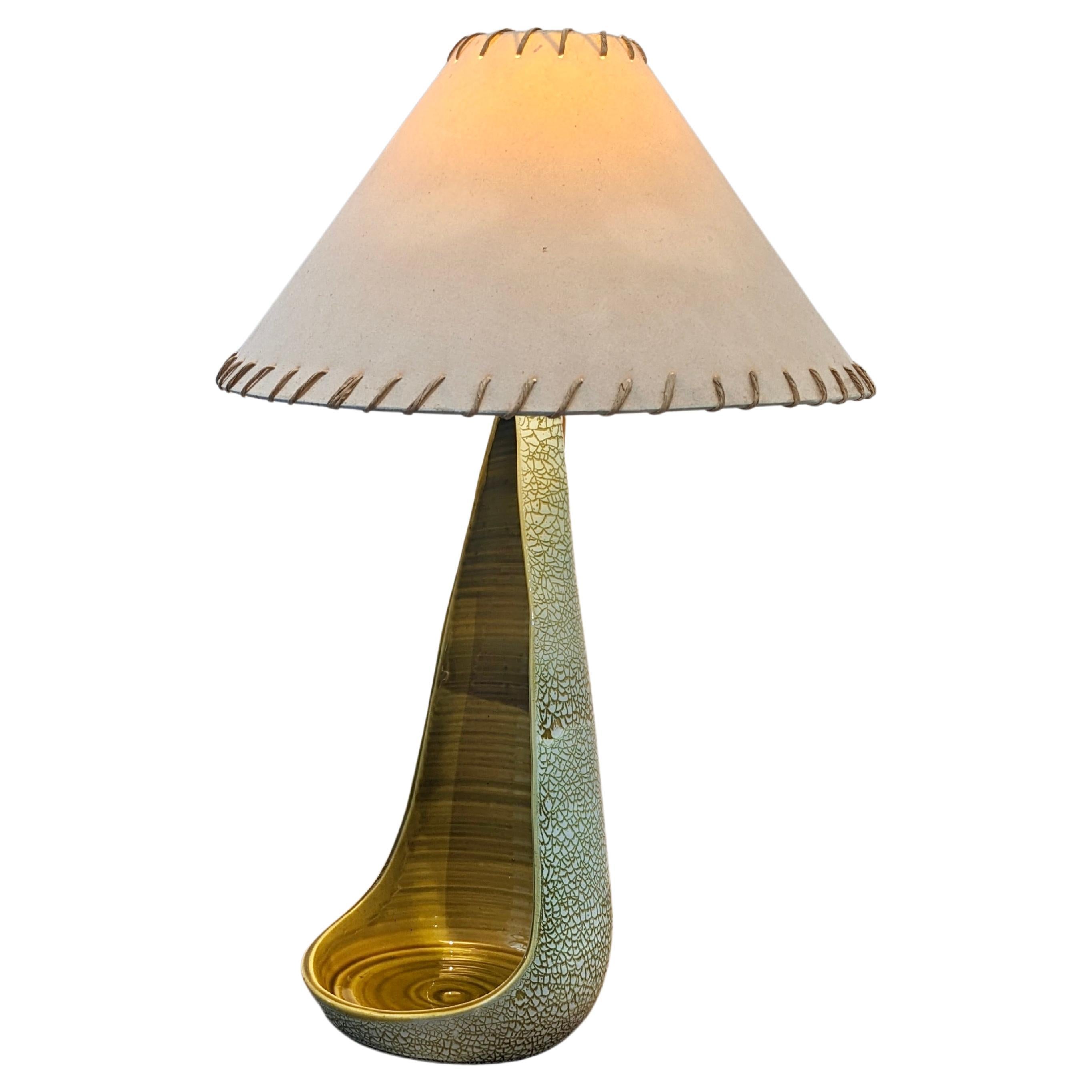 Accolay Floor Lamp in Ceramic, Resin and Copper, 1970 For Sale at 1stDibs