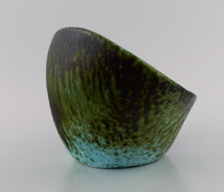 Accolay, France, Freeform Bowl in Glazed Ceramics, 1960s For Sale at ...
