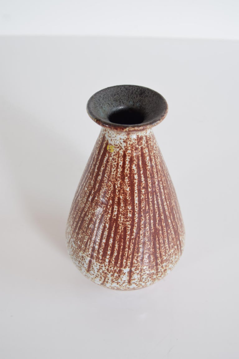 Accolay Pottery Vase from France For Sale at 1stDibs