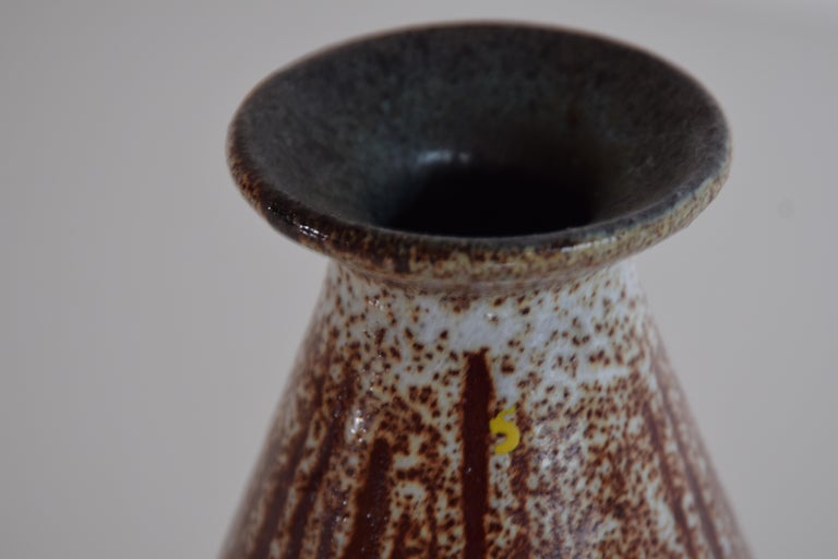Accolay Pottery Vase from France For Sale at 1stDibs