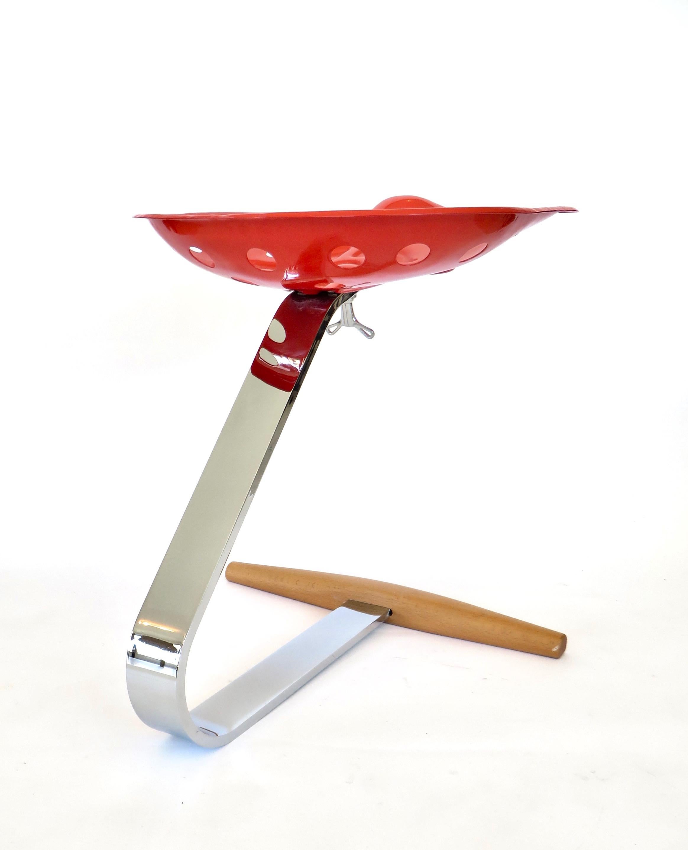 Achille Castiglioni Red Mezzadro Tractor Stool Zanotta, 1970 at 1stDibs ...