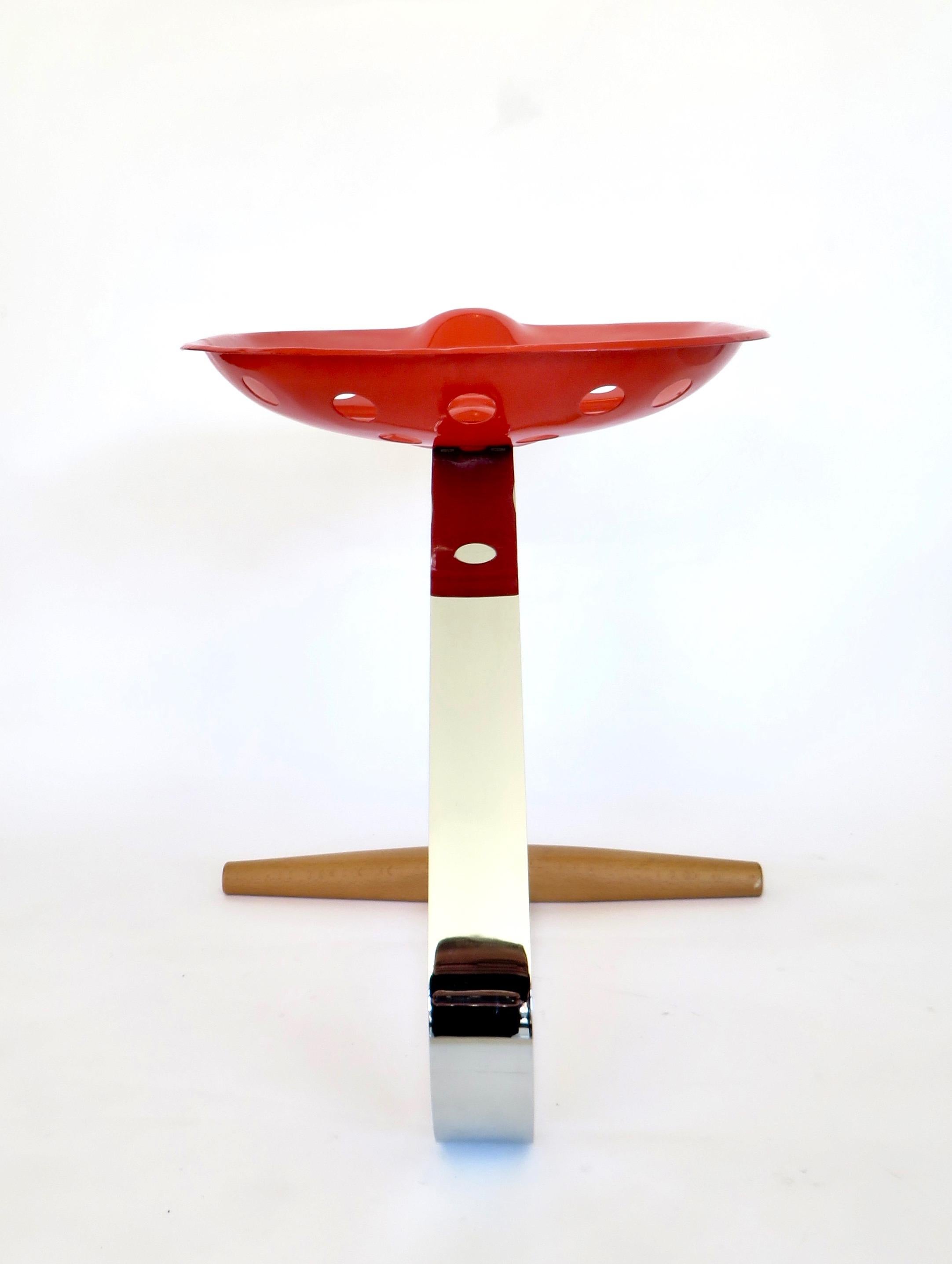 Achille Castiglioni Red Mezzadro Tractor Stool Zanotta, 1970 at 1stDibs ...