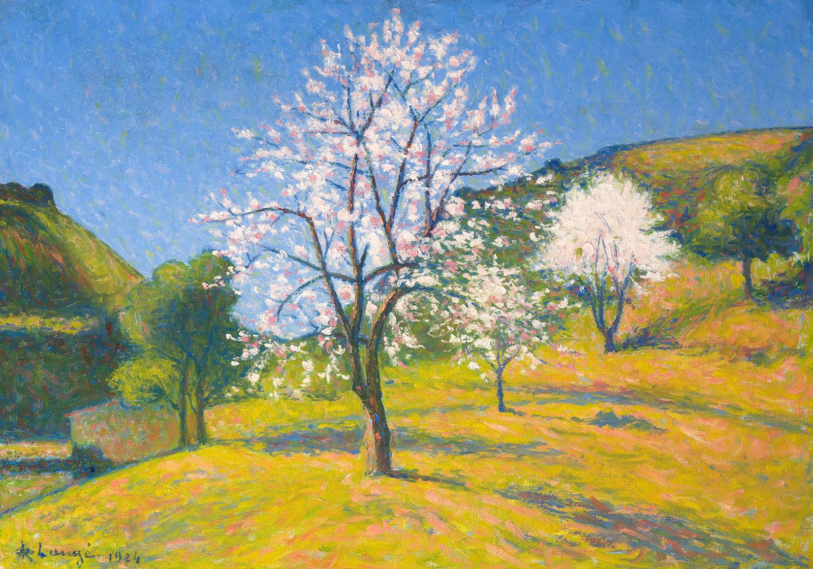 Achille Laugé - Amandiers en fleur For Sale at 1stDibs | susan blancha ...