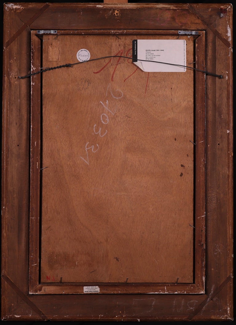 Achille Laugé - Wildflowers - 19th Century Pointillist Oil, Still Life Flowers by Achille Lauge ...