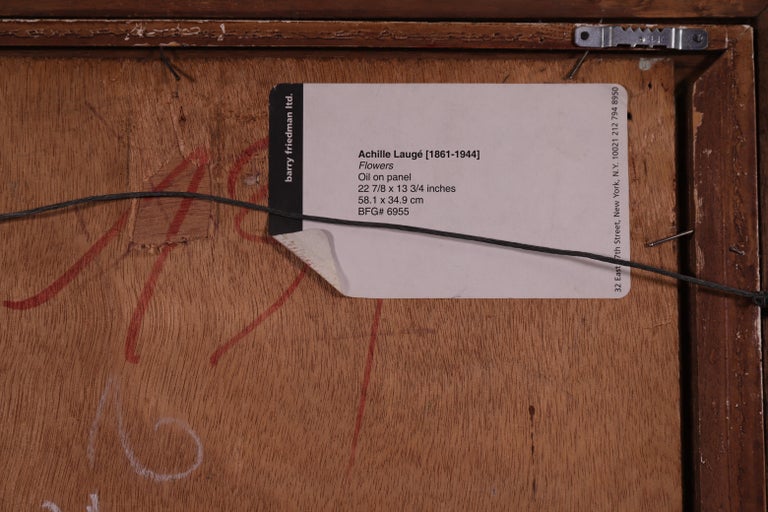 Achille Laugé - Wildflowers - 19th Century Pointillist Oil, Still Life Flowers by Achille Lauge ...