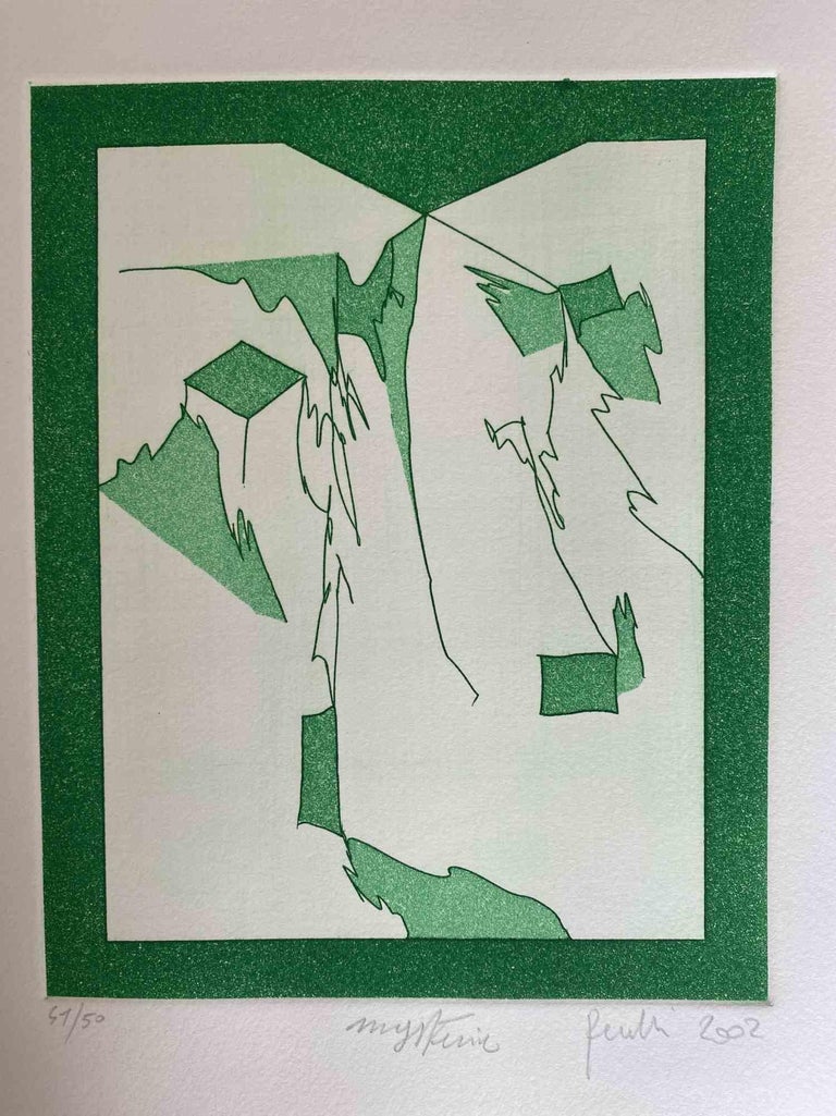 Achille Perilli - Mottetti - Etching by Achille Perilli - 2002 For Sale ...