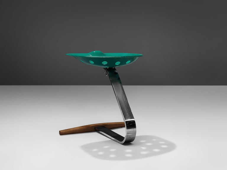 Achille and Pier Giacomo Castiglioni for Zanotta Green 'Mezzadro' Stool ...