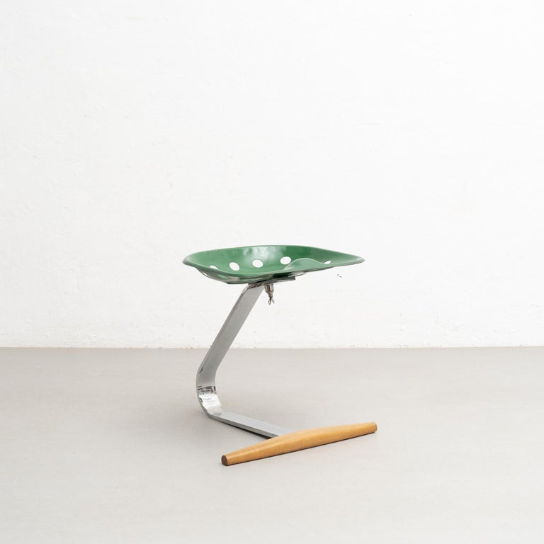 Achille and Pierre Giacomo Castiglioni Mezzadro Stool for Zanotta ...