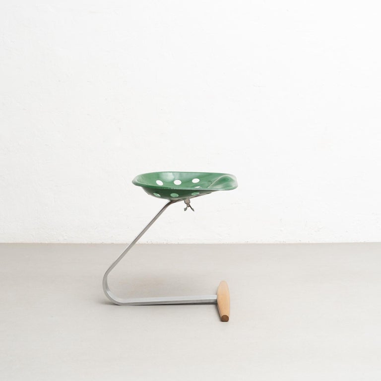 Achille and Pierre Giacomo Castiglioni Mezzadro Stool for Zanotta ...