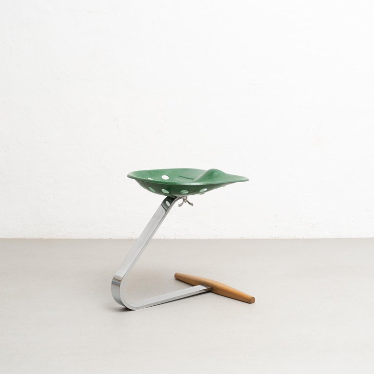 Achille and Pierre Giacomo Castiglioni Mezzadro Stool for Zanotta ...