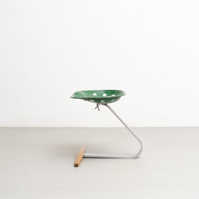 Achille and Pierre Giacomo Castiglioni Mezzadro Stool for Zanotta ...