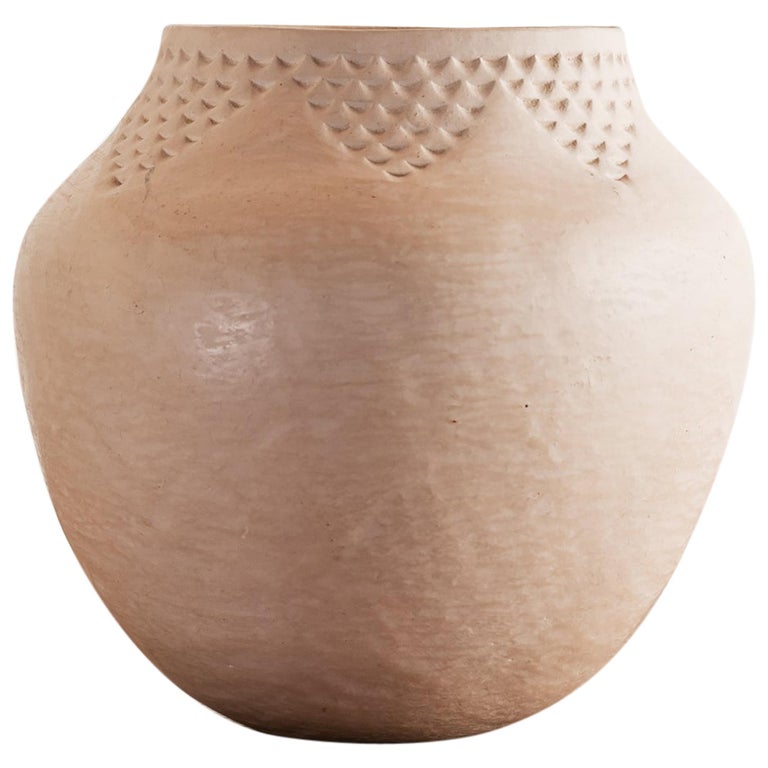 Acoma White Water Jar, 20th Century at 1stDibs