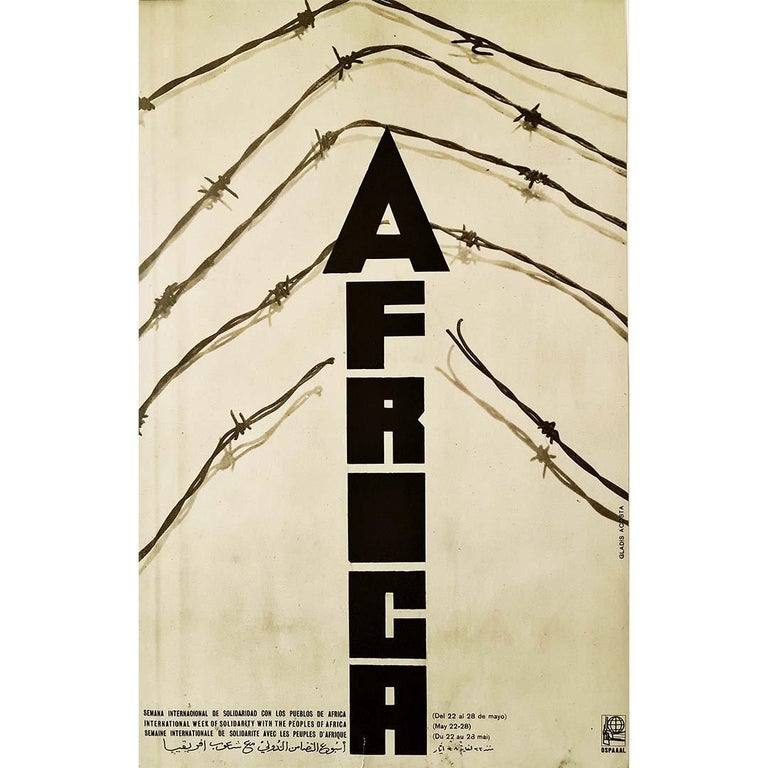 Acosta Gladis - OSPAAAL poster - International Week of Solidarity with ...