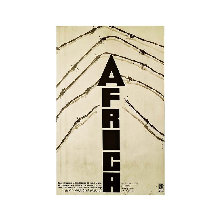 Acosta Gladis - OSPAAAL poster - International Week of Solidarity with ...