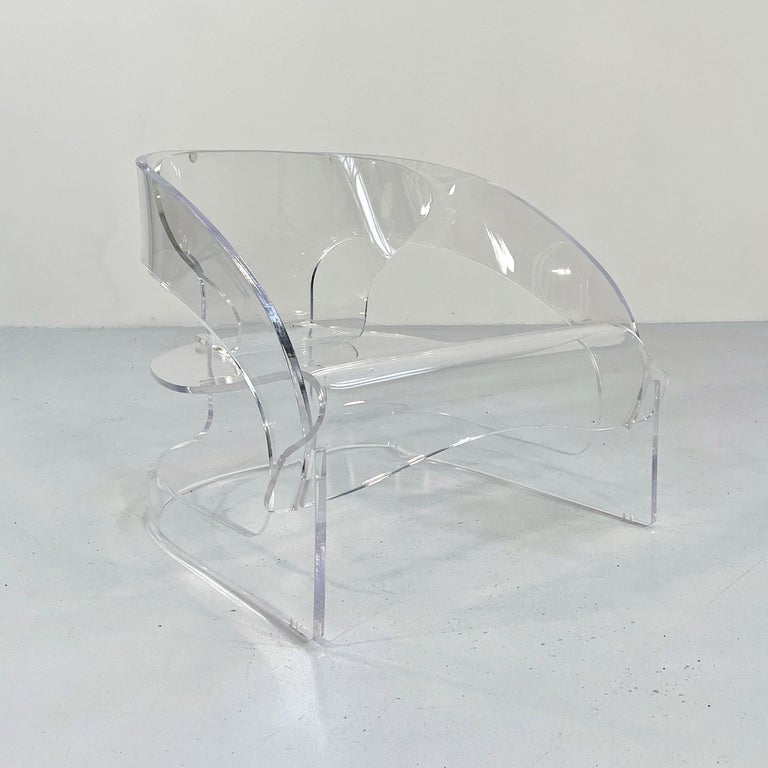 Acrylic 4810 Armchair by Joe Colombo for Kartell, 2011 For Sale at 1stDibs