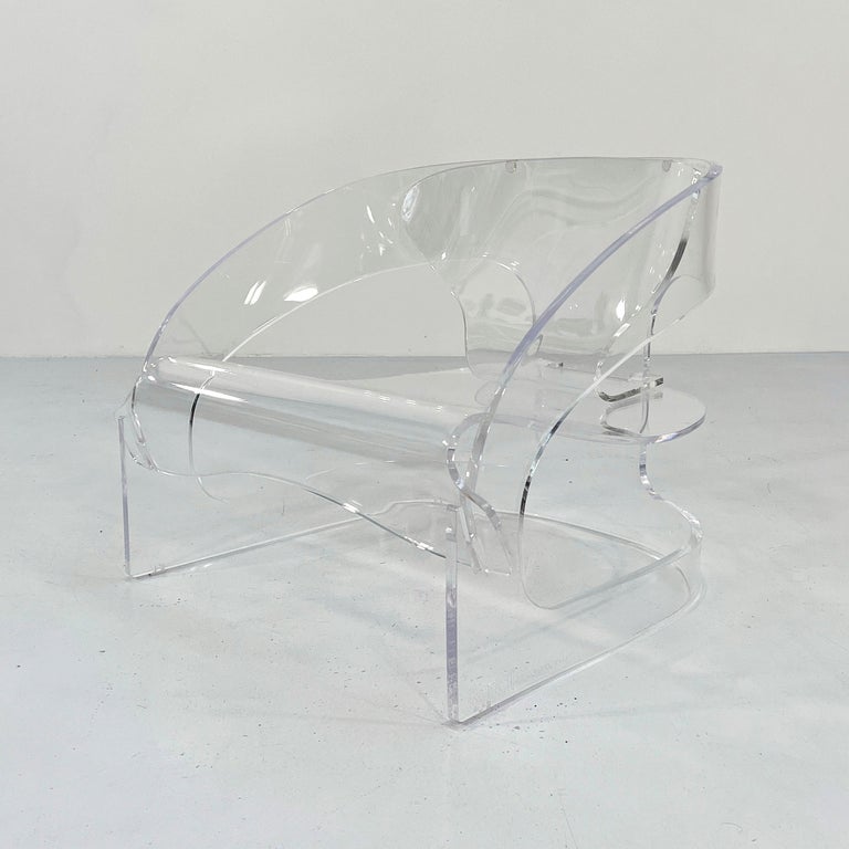 Acrylic 4810 Armchair by Joe Colombo for Kartell, 2011 For Sale at 1stDibs