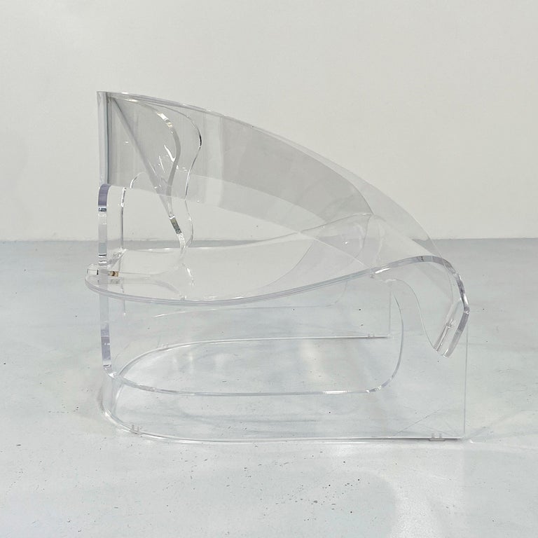 Acrylic 4810 Armchair by Joe Colombo for Kartell, 2011 For Sale at 1stDibs