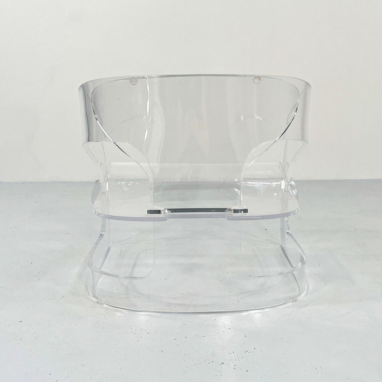 Acrylic 4810 Armchair by Joe Colombo for Kartell, 2011 For Sale at 1stDibs