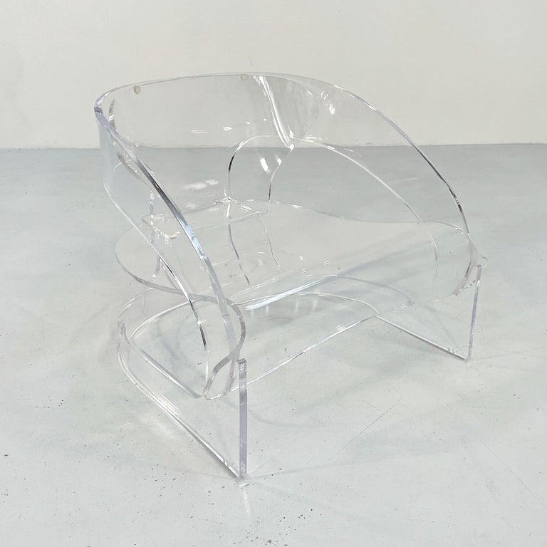 Acrylic 4810 Armchair by Joe Colombo for Kartell, 2011 For Sale at 1stDibs