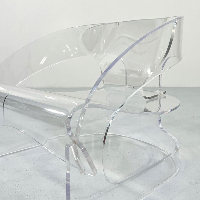 Acrylic 4810 Armchair by Joe Colombo for Kartell, 2011 For Sale at 1stDibs