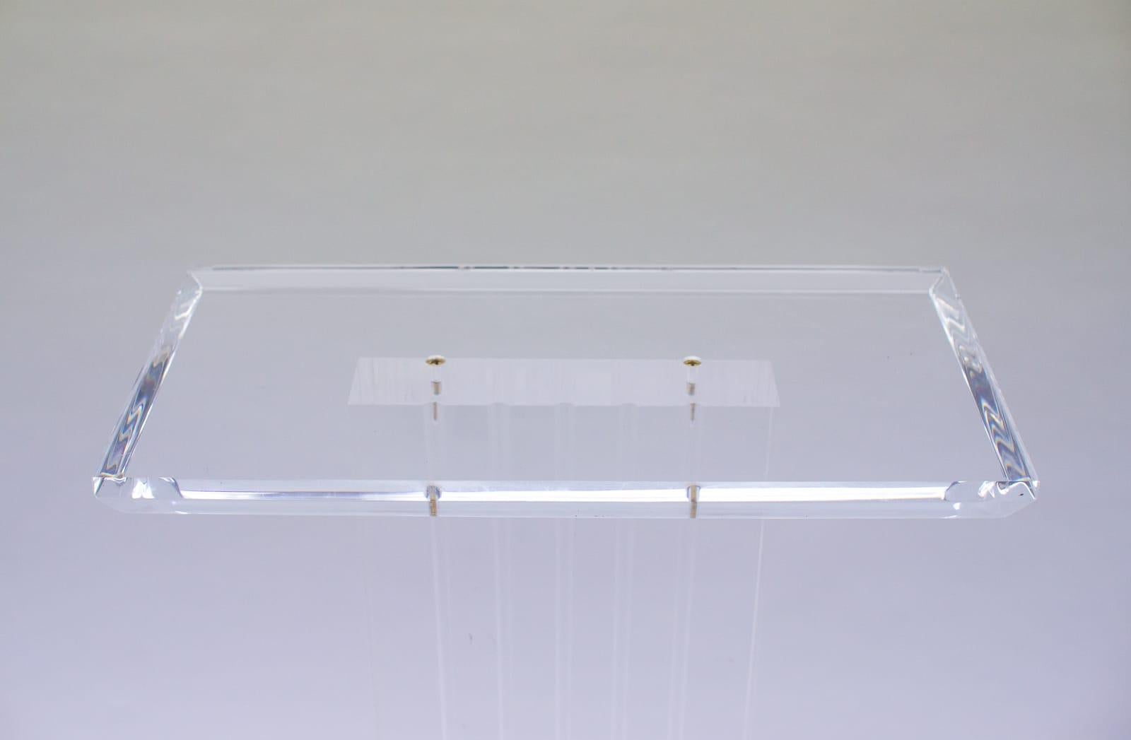 Acrylic Column with Golden Balls, 1970s, Italy For Sale at 1stDibs