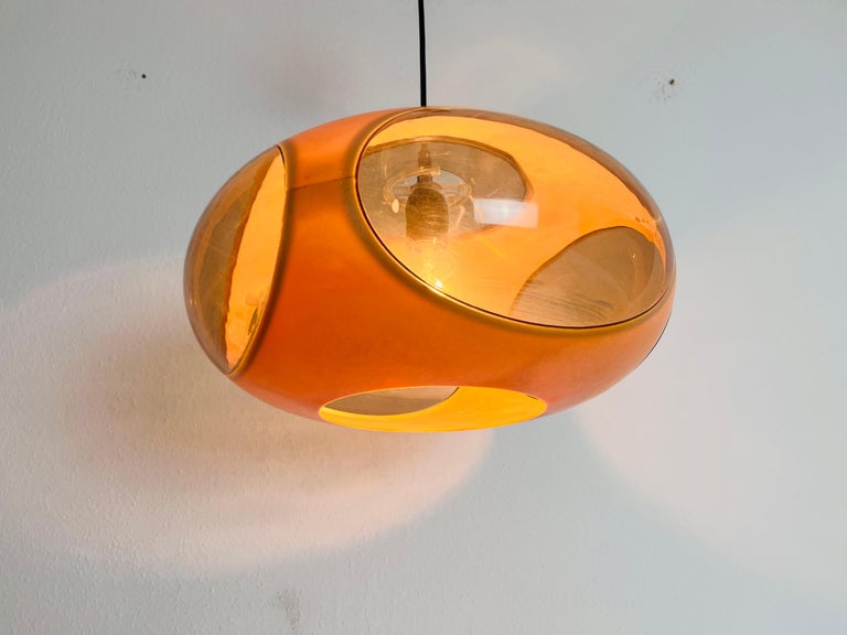 Acrylic Glass Pendant Lamp by Luigi Colani, 1970s For Sale at 1stDibs