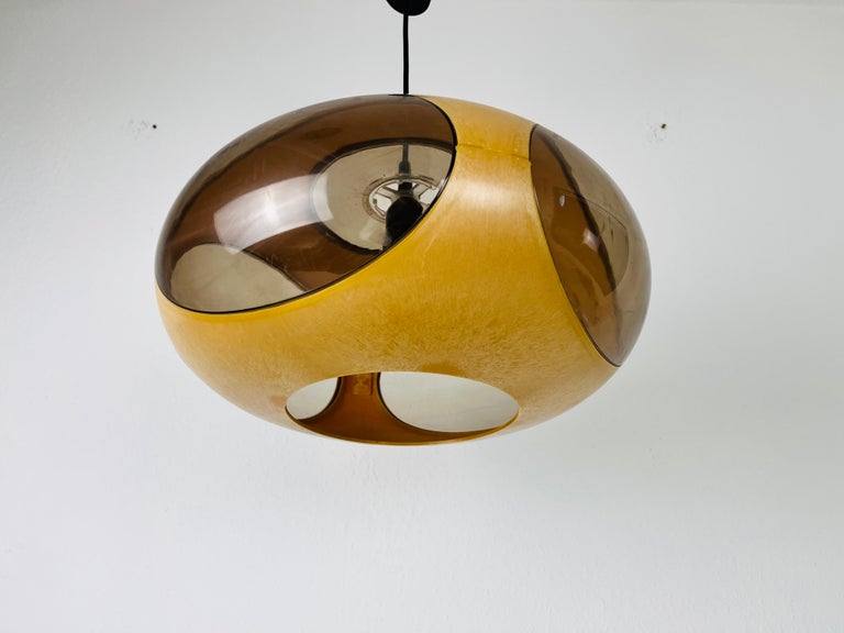 Acrylic Glass Pendant Lamp by Luigi Colani, 1970s For Sale at 1stDibs