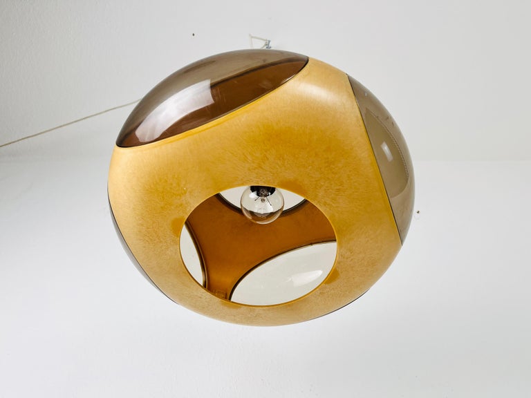 Acrylic Glass Pendant Lamp by Luigi Colani, 1970s For Sale at 1stDibs