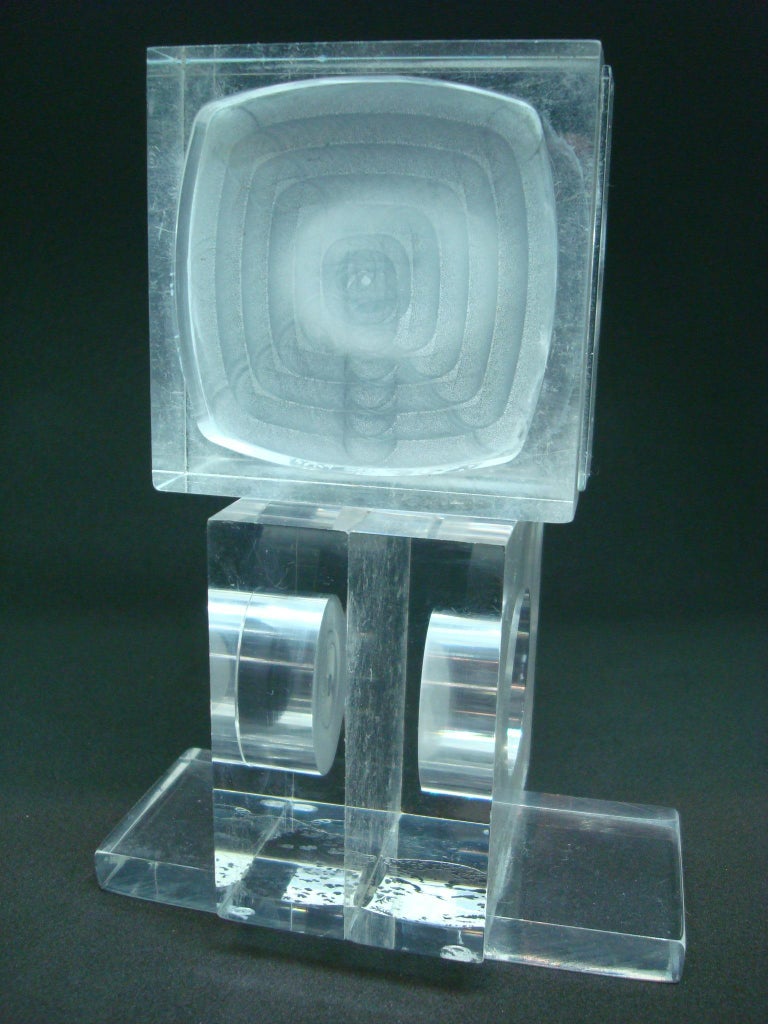 Mid Century / Modern - Acrylic / Lucite Sculpture Abstract, 1960s For ...