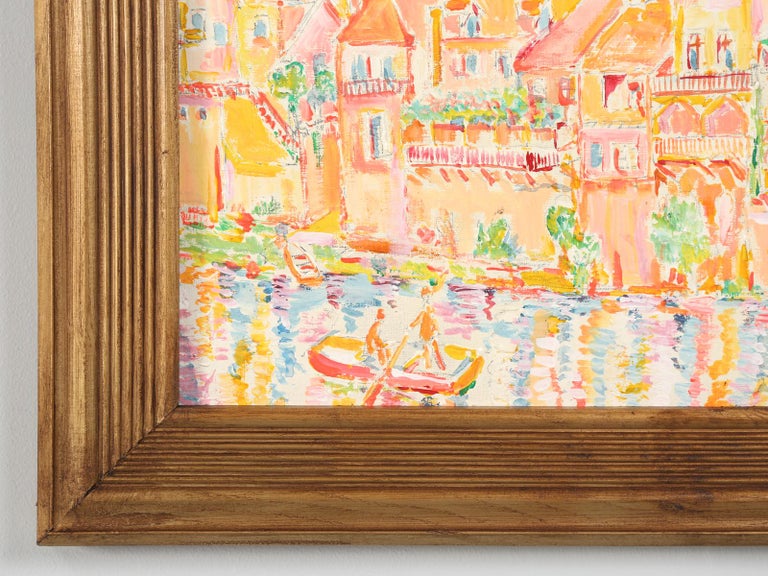 Acrylic Painting by the French Artist Roland David, Signed at 1stDibs ...