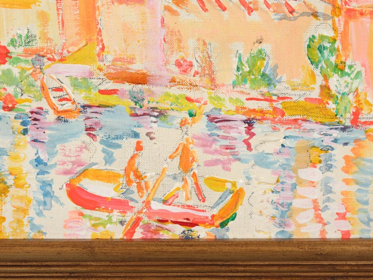 Acrylic Painting by the French Artist Roland David, Signed at 1stDibs ...