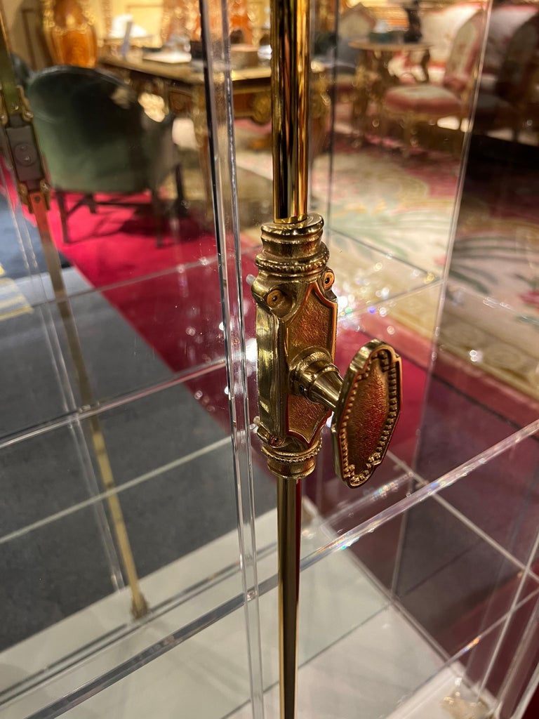 Acrylic Showcase Art Deco Style with 2 Doors, Right and Left 2 Acrylic ...