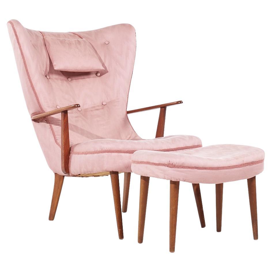 Arnold Madsen Madsen and Schubell MCM MS-30 Danish Teak Easy Lounge ...