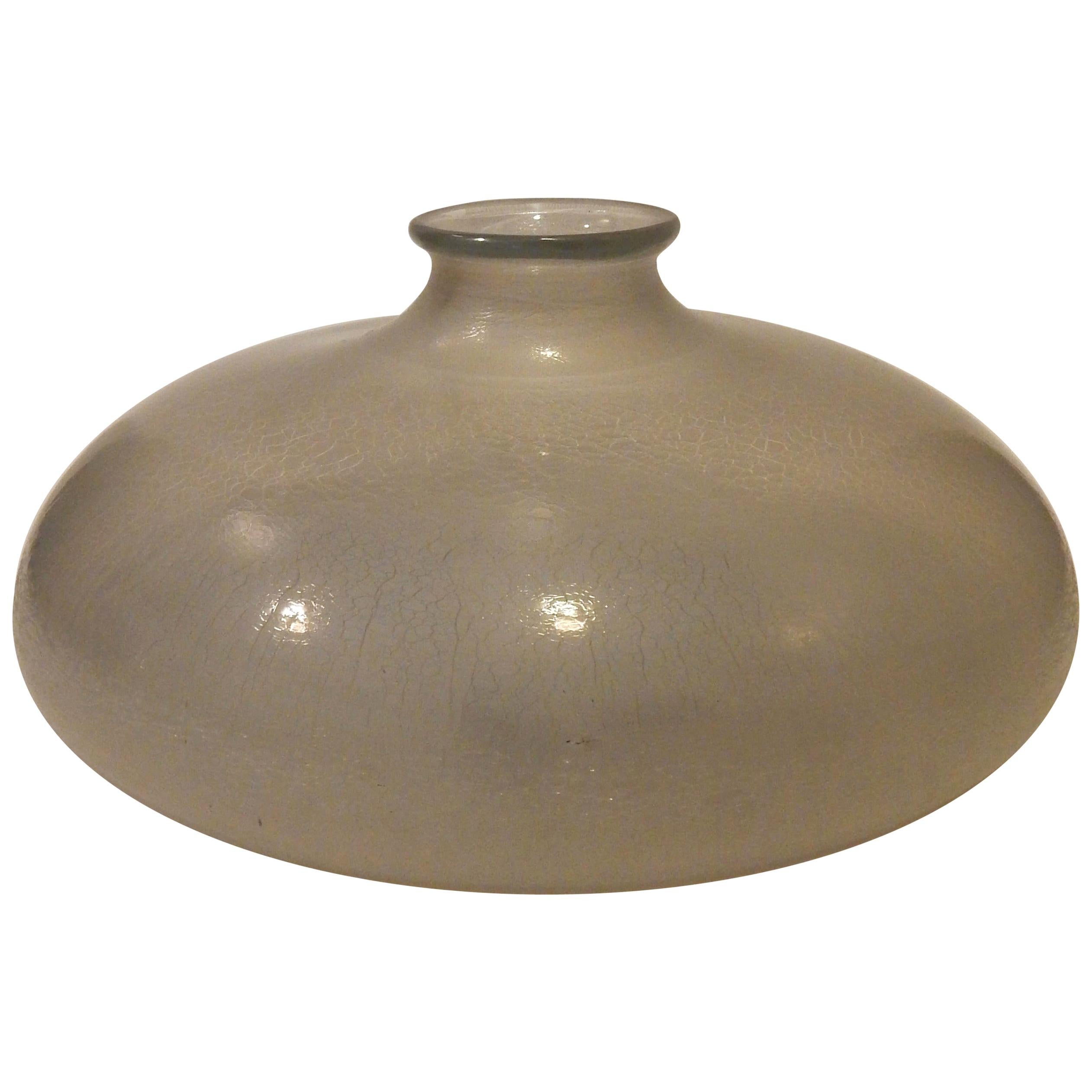 Orange Glass Vase by A.D. Copier, Dutch Art Deco at 1stDibs