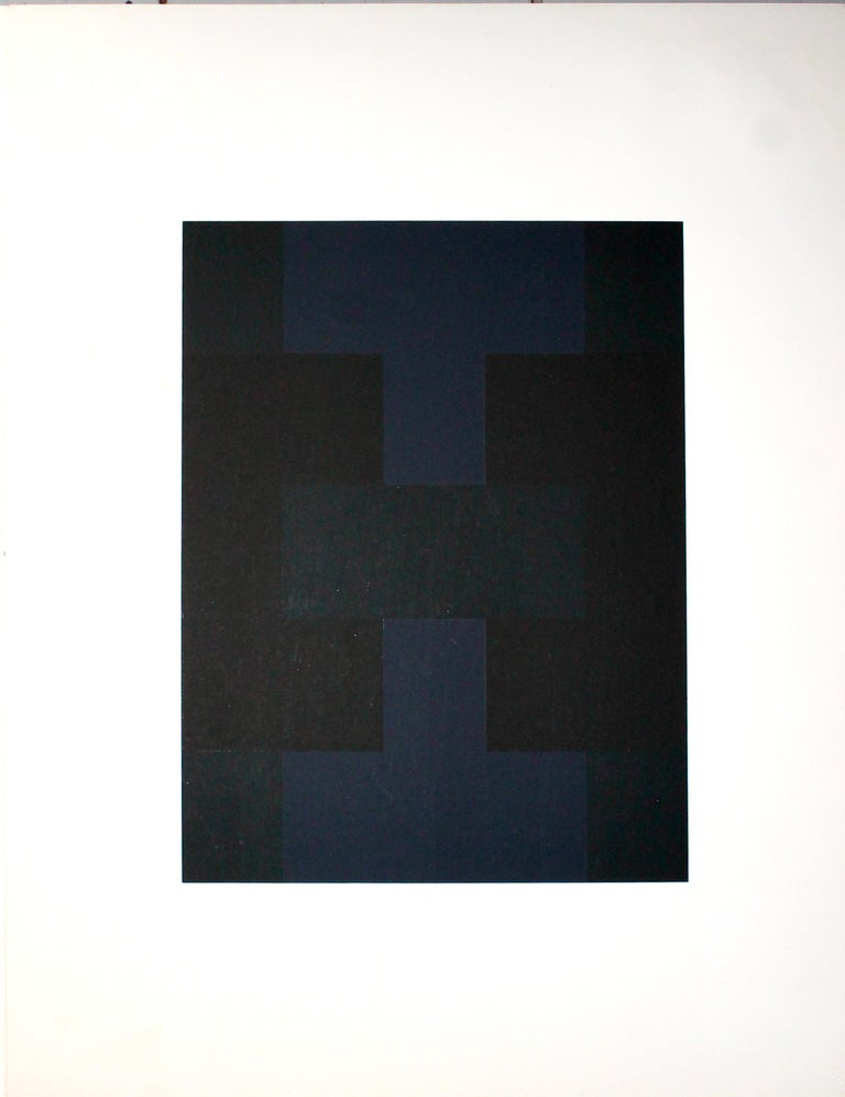 Ad Reinhardt #9 'from Ten Screenprints by Ad Reinhardt 1966' at 1stDibs